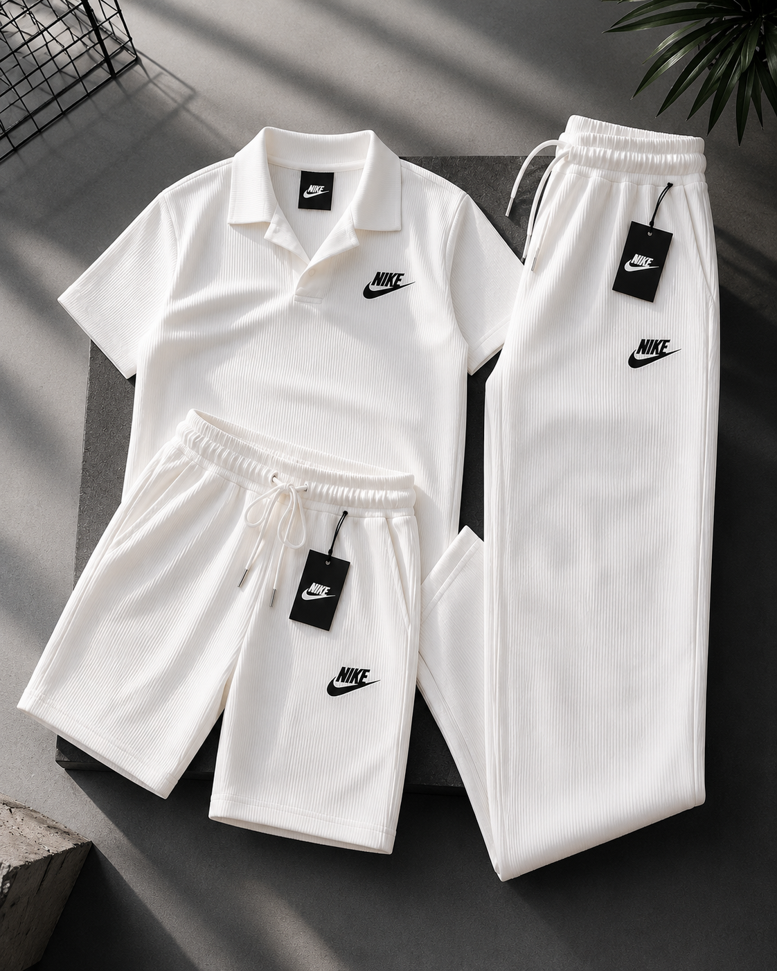 Everyday Ribbed Comfort Polo Set – horaces